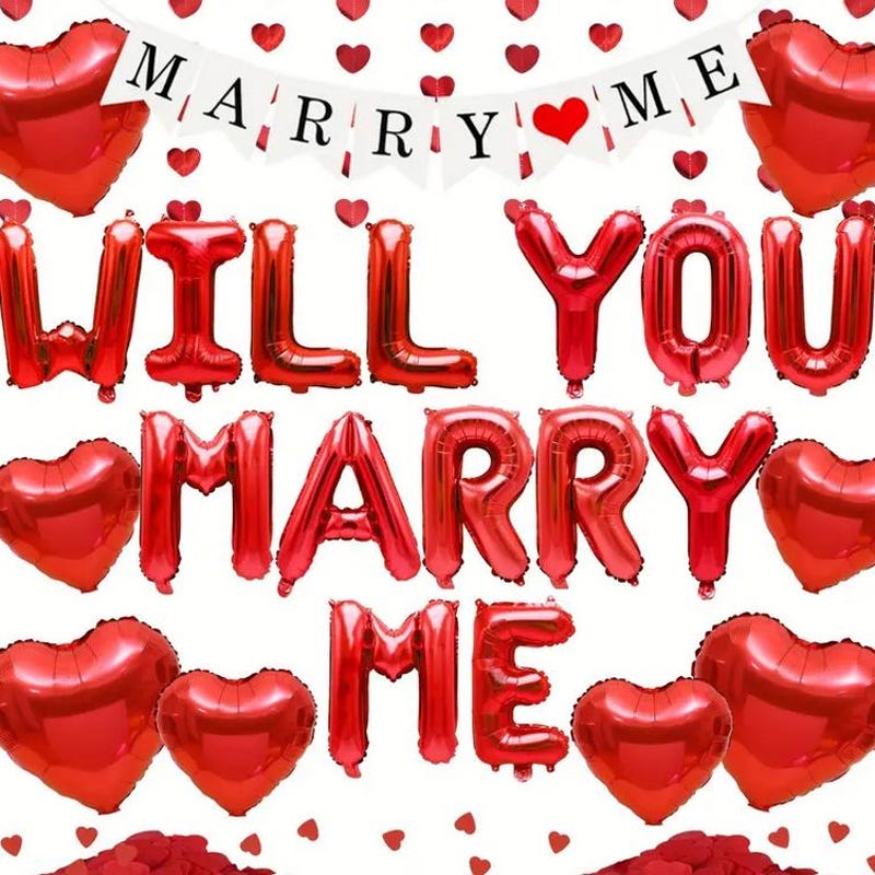 Marry Me Balloons - Etsy