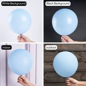 Beige and Blue Balloons Garland Birthday Party Decorations | Baby ...