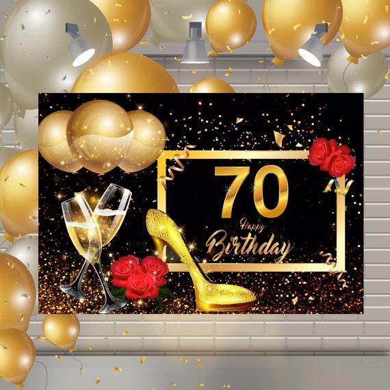 Happy 70th Birthday Background