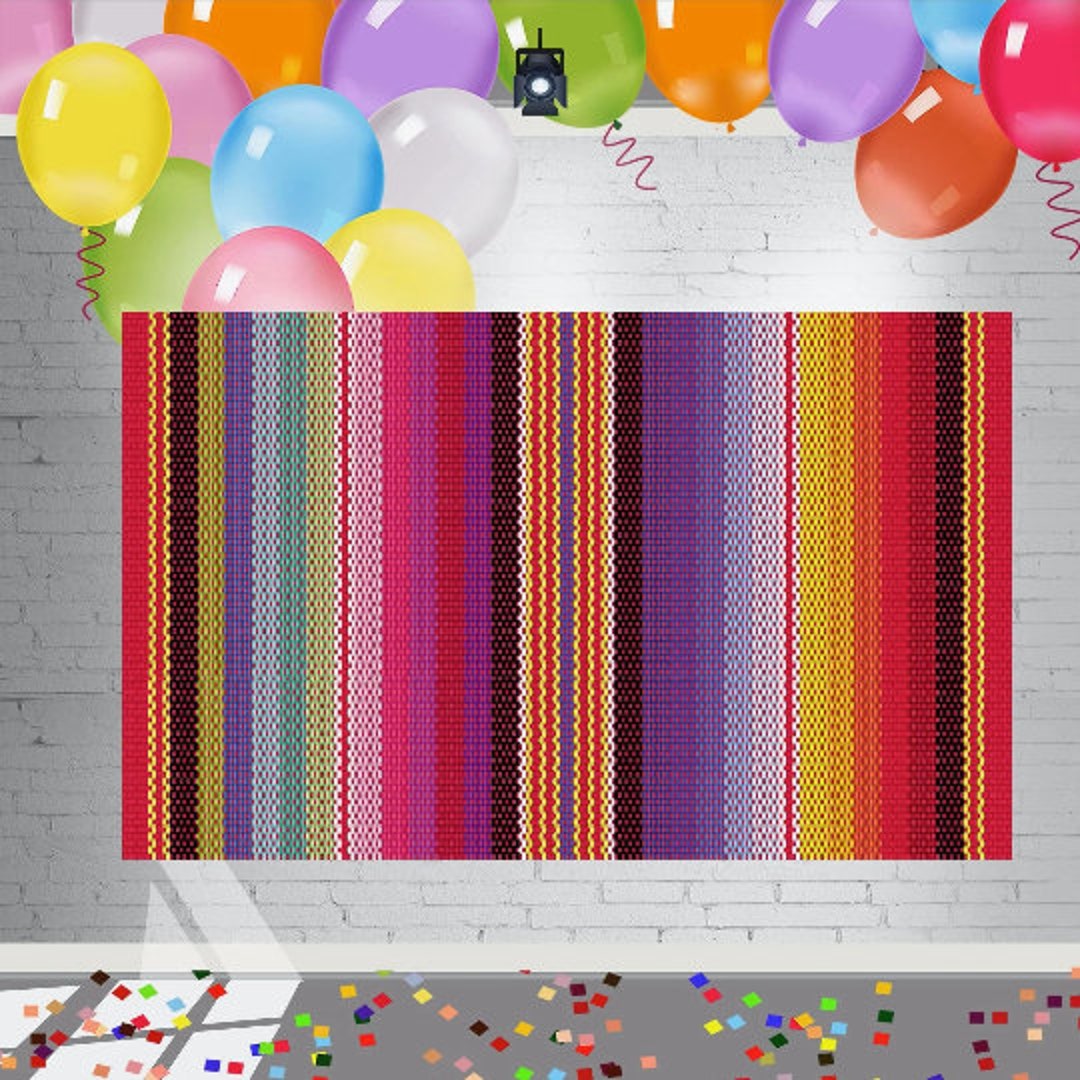 7X5FT Fiesta Party Decorations Backdrop Mexican Theme Background for ...