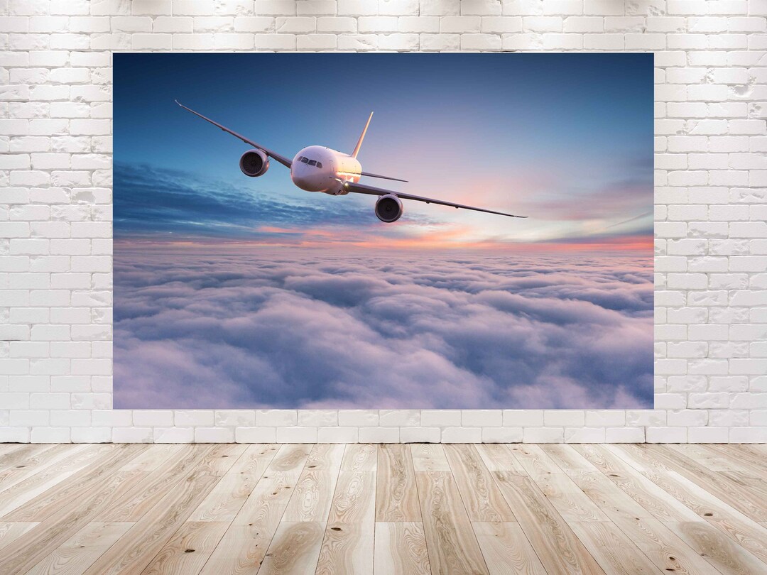 7X5FT Airplane Birthday Party Decorations Backdrop Pilot Theme ...