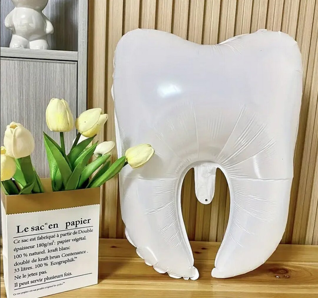 Giant Tooth Balloon for Dental Parties - Dentist Themed Decoration ...