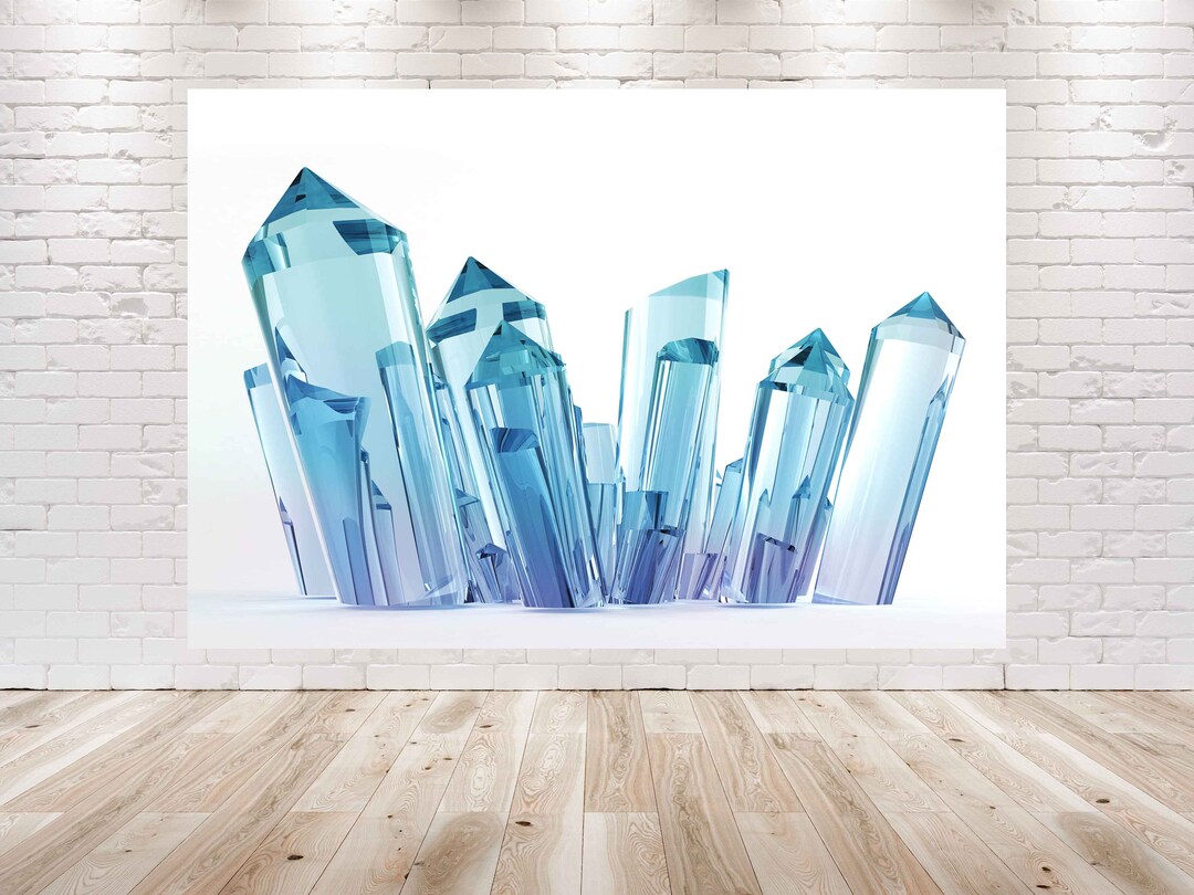 7X5FT Crystal Birthday Party Decorations Backdrop | Quartz Jewelry ...