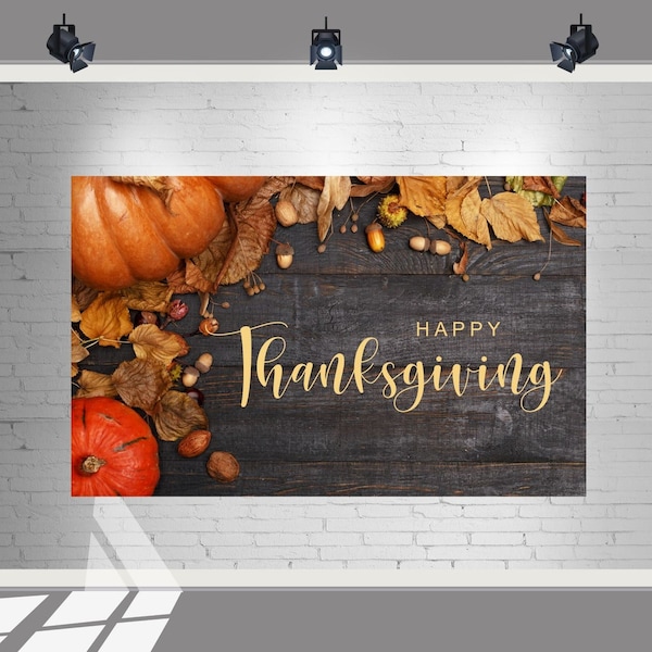 Thanksgiving Backdrop - Etsy