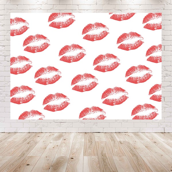 Lips Wall Paper - Etsy