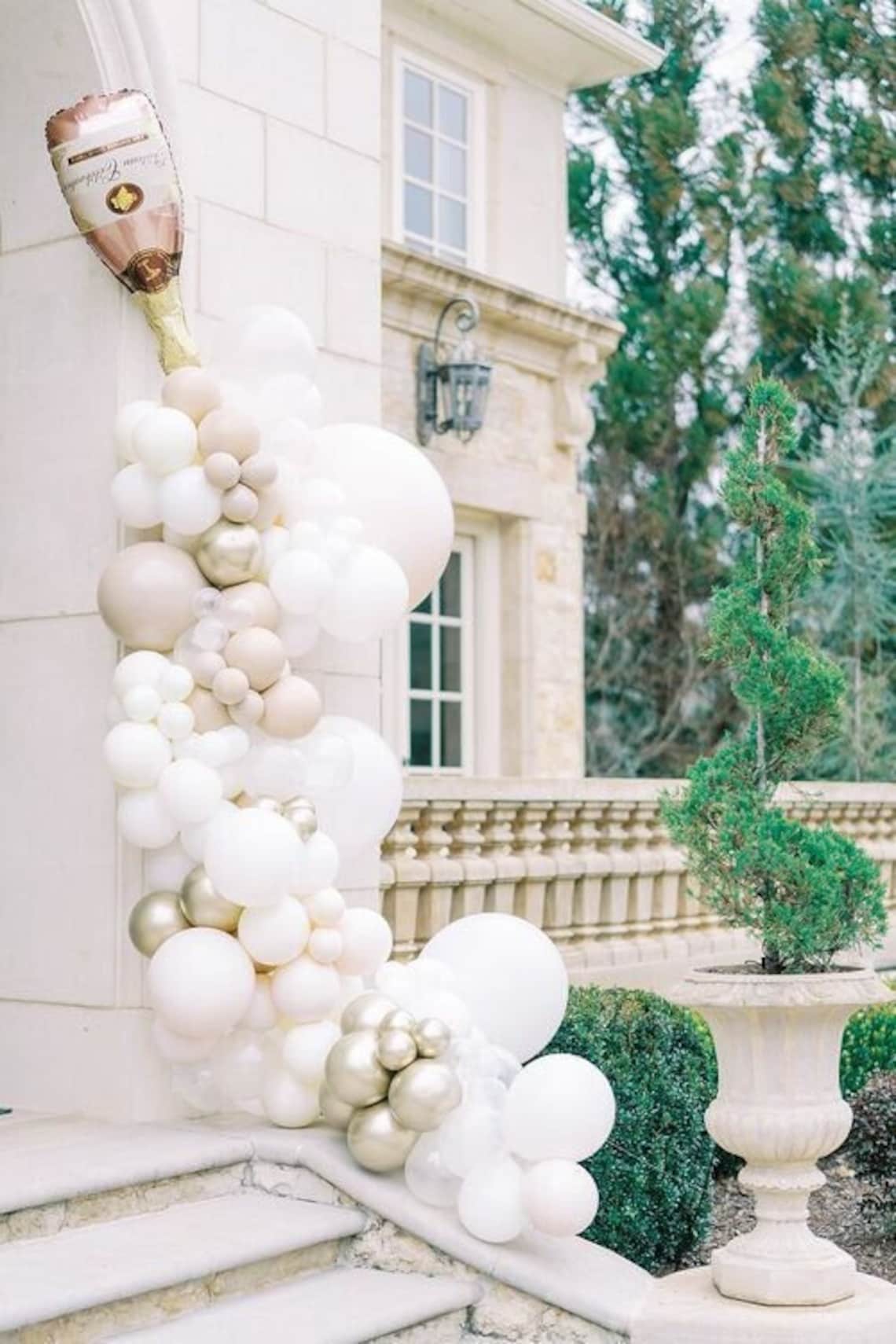 Champagne White Balloon Arch Kit Birthday Party Decorations - Etsy