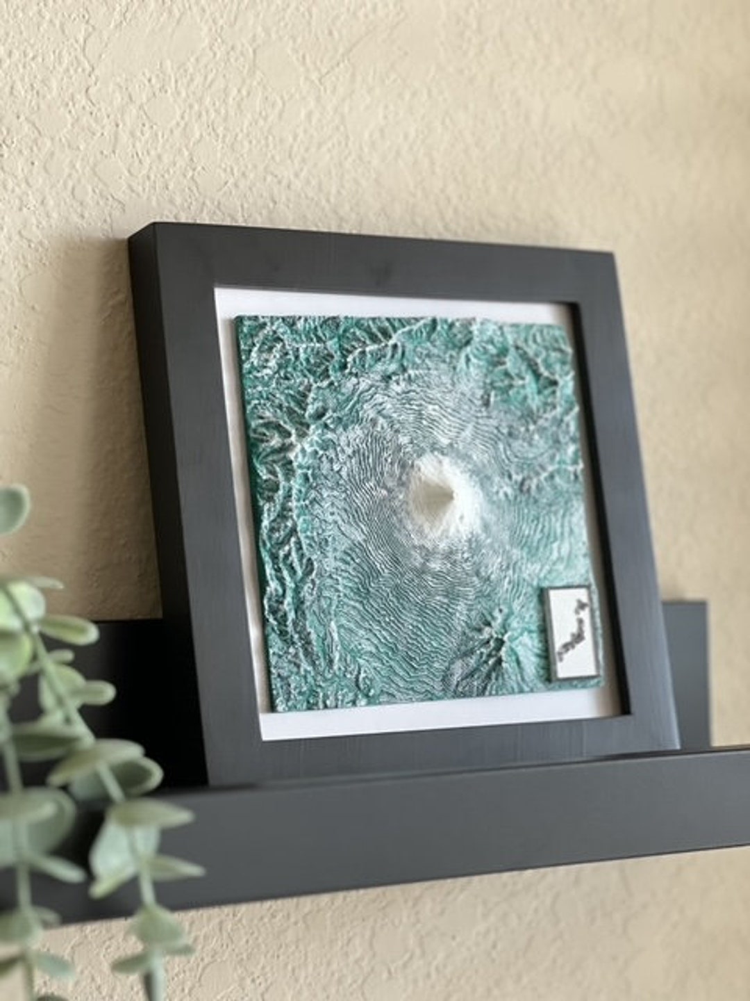 Buy Mt. Fuji 3D Printed Topographic Map Wall or Desk Art Decor With ...