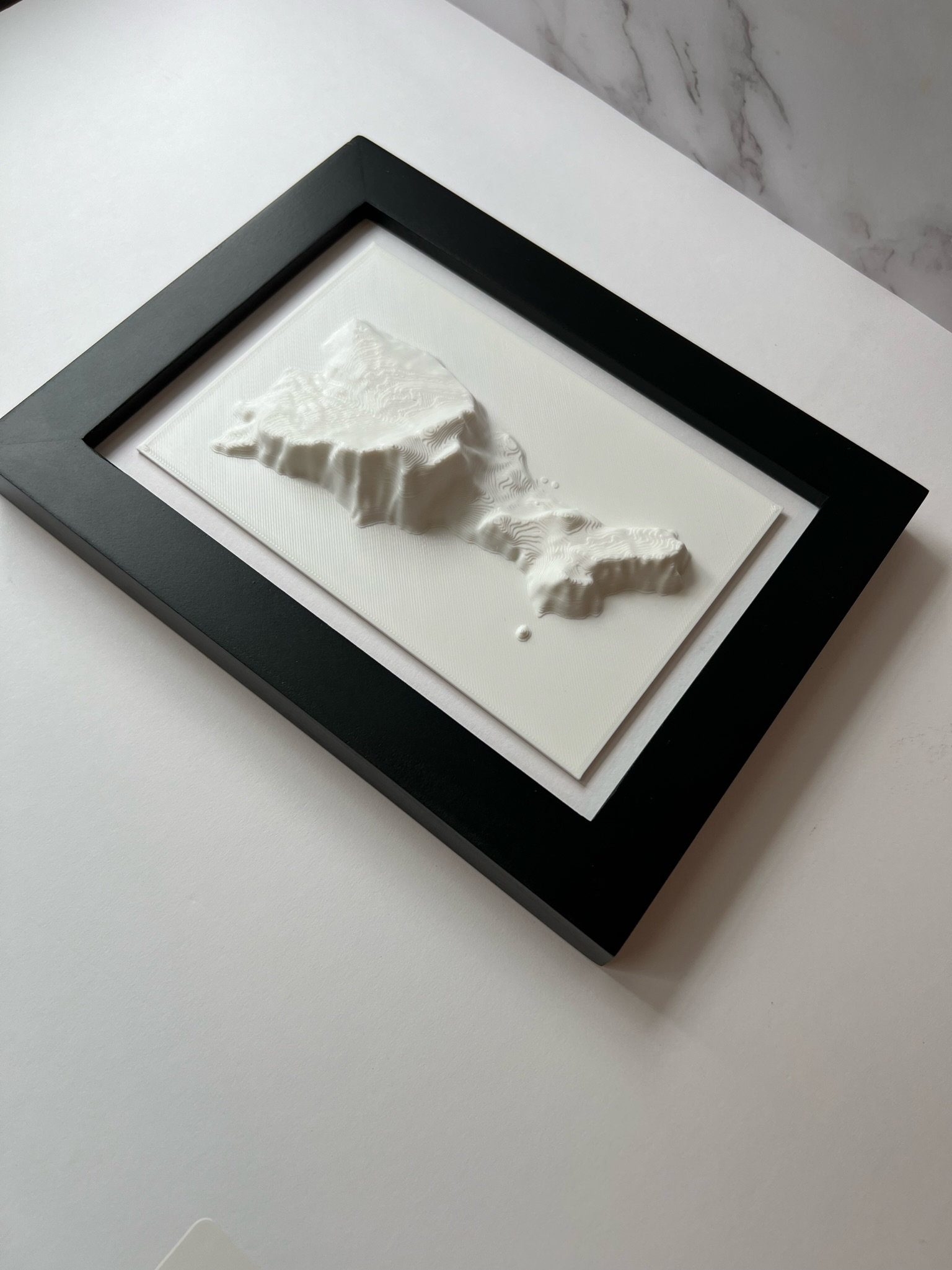 Customized 3D Printed Topographic Model - Etsy