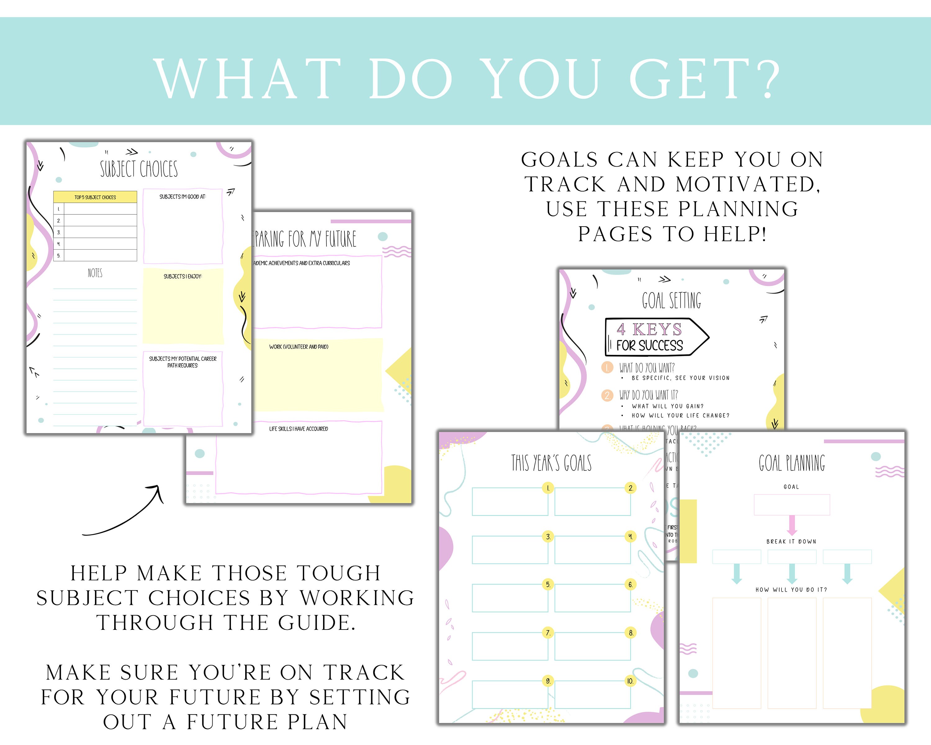 Printable Student Planner, School Calendar, Teenage Academic ...