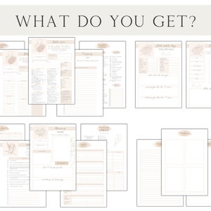 Boho Printable Pregnancy Planner Pregnancy Journal, Baby Memory Book ...