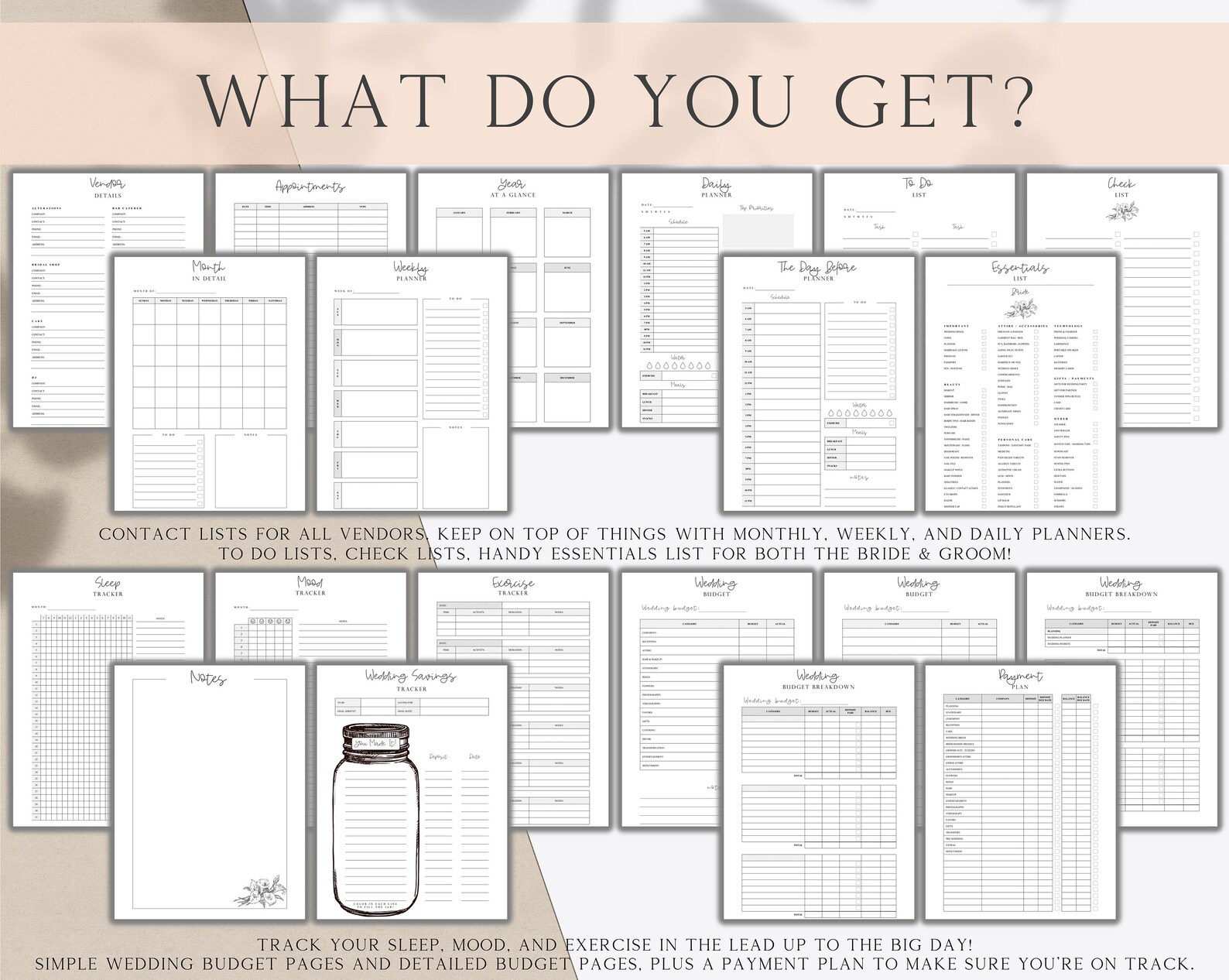 Ultimate Wedding Planner Printable, Wedding Planner Kit, Wedding ...