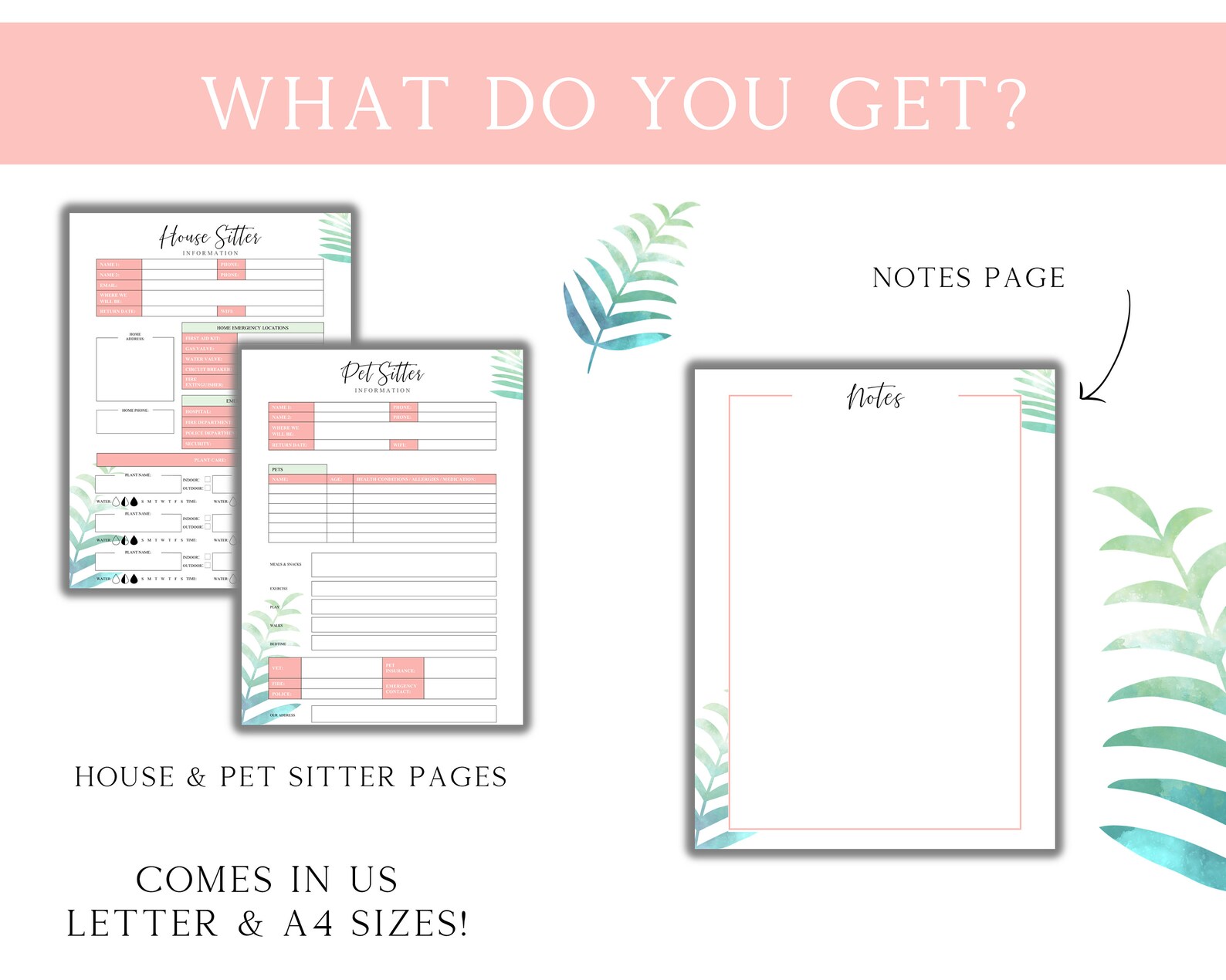 Printable Travel Planner, Printable Vacation Planner, Holiday Checklist ...