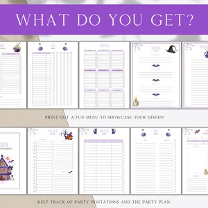Halloween Planner Printable, Halloween Party Planning Binder, Holiday ...