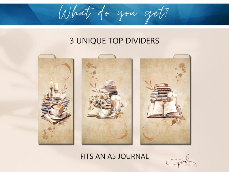 Printable Reading Journal Dashboard, Printable Book Lover Gift, A5 ...