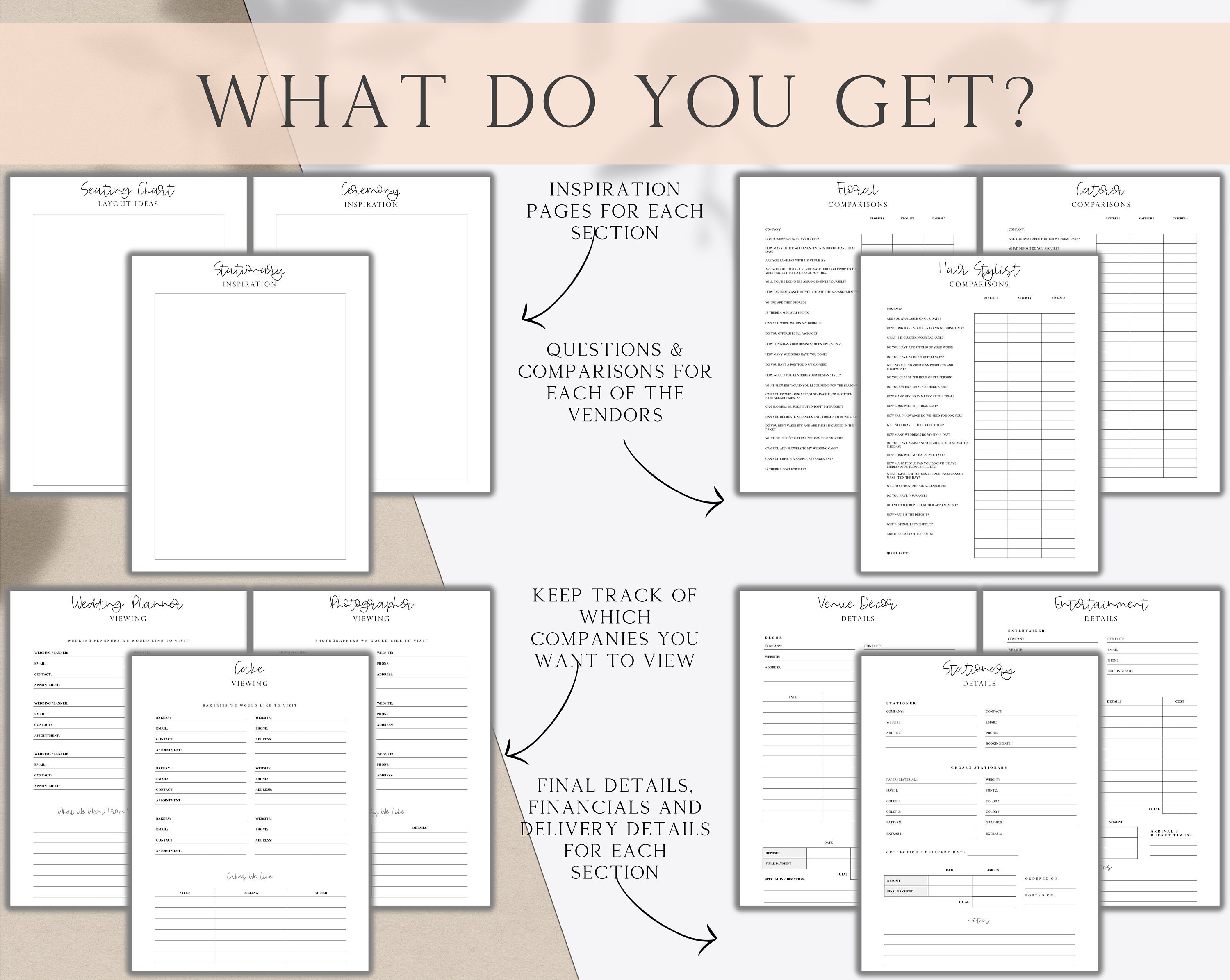 Ultimate Wedding Planner Printable, Wedding Planner Kit, Wedding ...