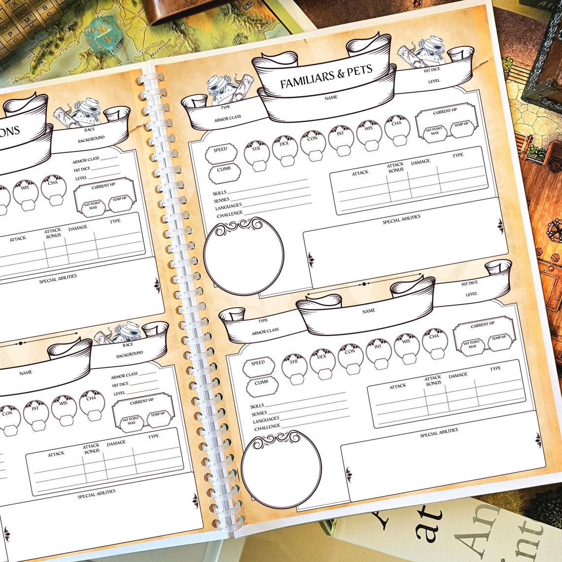 Dnd Campaign Journal Download, Dungeons and Dragons RPG, Dnd Campaign ...