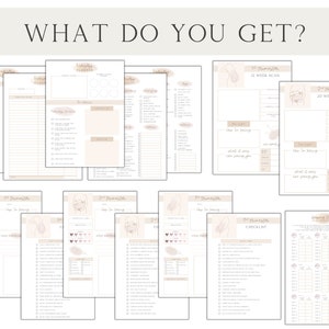 Boho Printable Pregnancy Planner Pregnancy Journal, Baby Memory Book ...