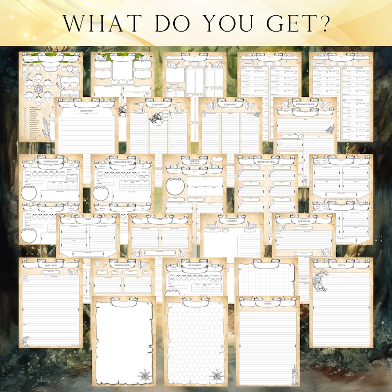 Dnd Campaign Journal Download, Dungeons and Dragons RPG, Dnd Campaign ...