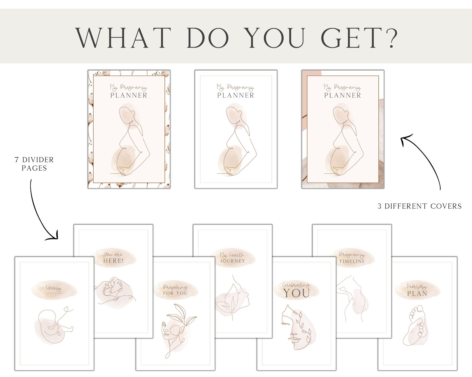 Pregnancy Planner Printable Pregnancy Journal Bump to Baby - Etsy