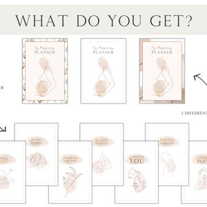 Boho Printable Pregnancy Planner Pregnancy Journal, Baby Memory Book ...