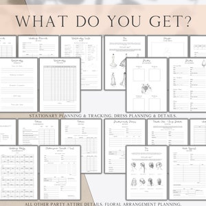 Ultimate Wedding Planner Printable, Wedding Planner Kit, Wedding Planning Book, Wedding Binder ...