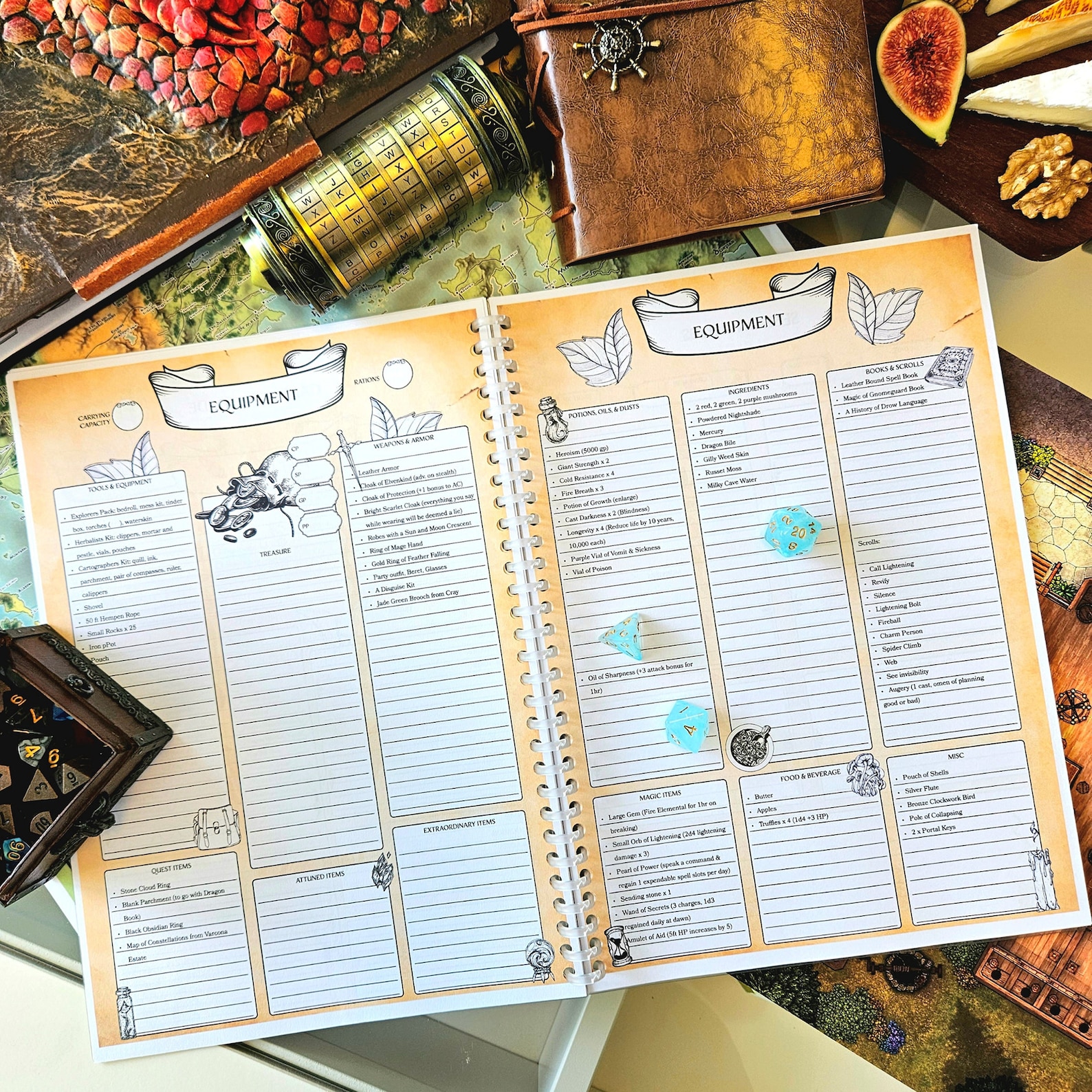 Dnd Campaign Journal Download, Dungeons and Dragons RPG, Dnd Campaign ...