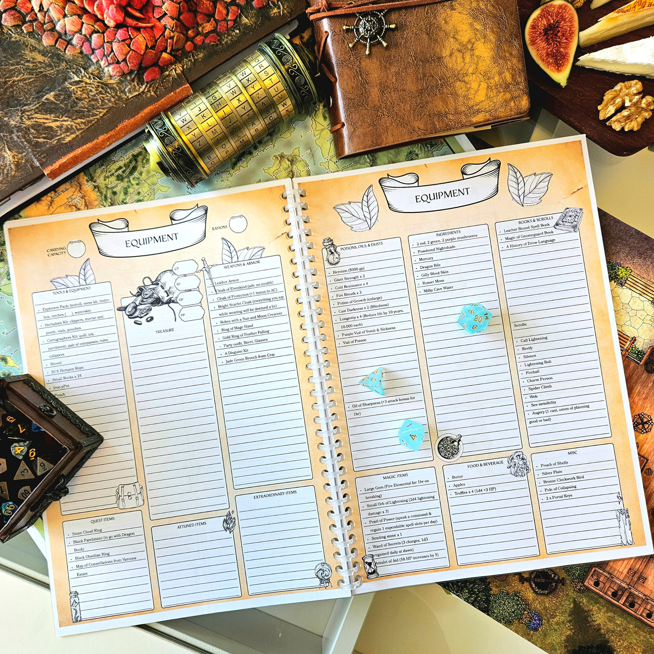 Dnd Campaign Journal Download, Dungeons and Dragons RPG, Dnd Campaign ...