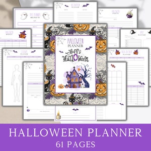 Halloween Planner Printable, Halloween Party Planning Binder, Holiday ...
