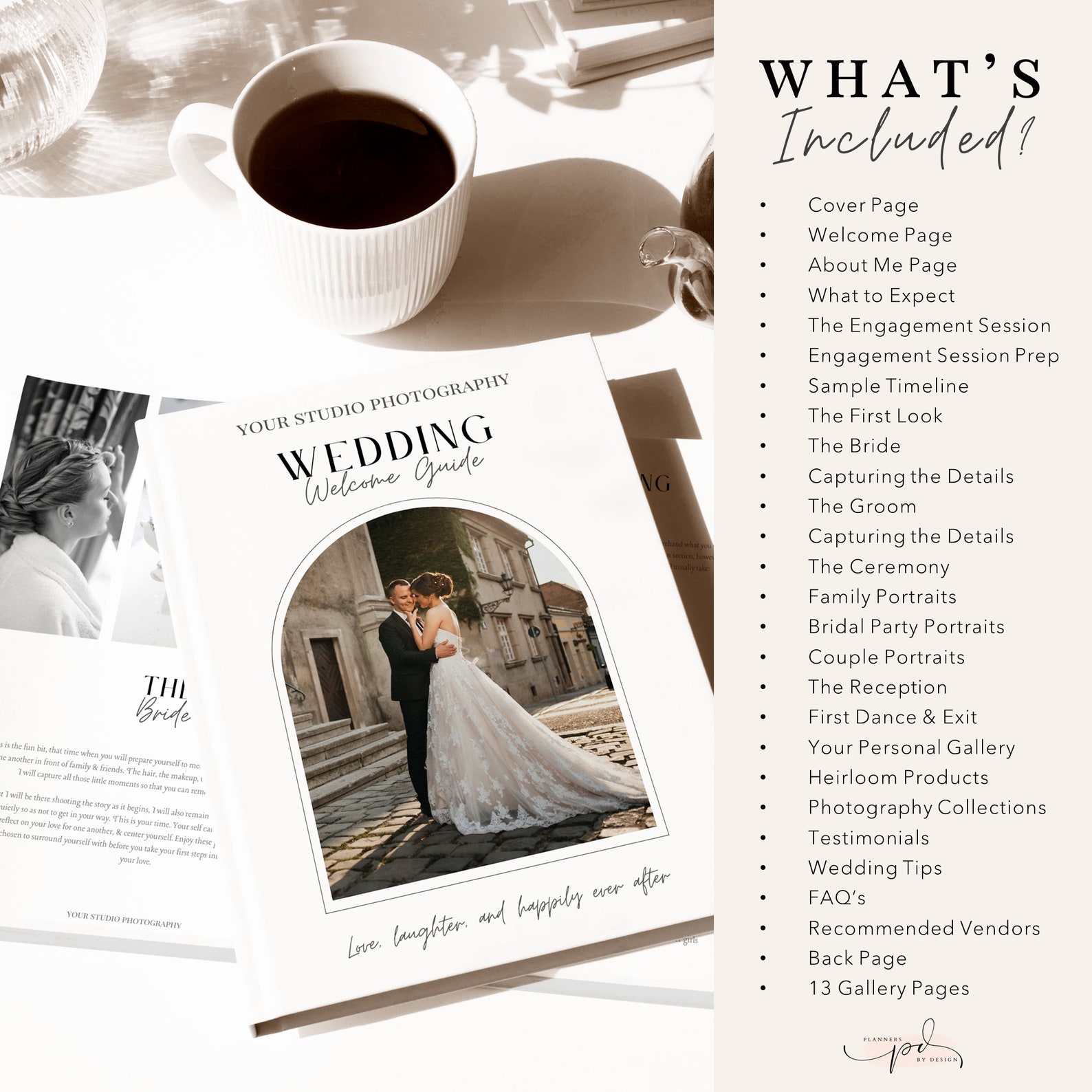 Wedding Photography Welcome Guide, Photography Client Guide With Text ...