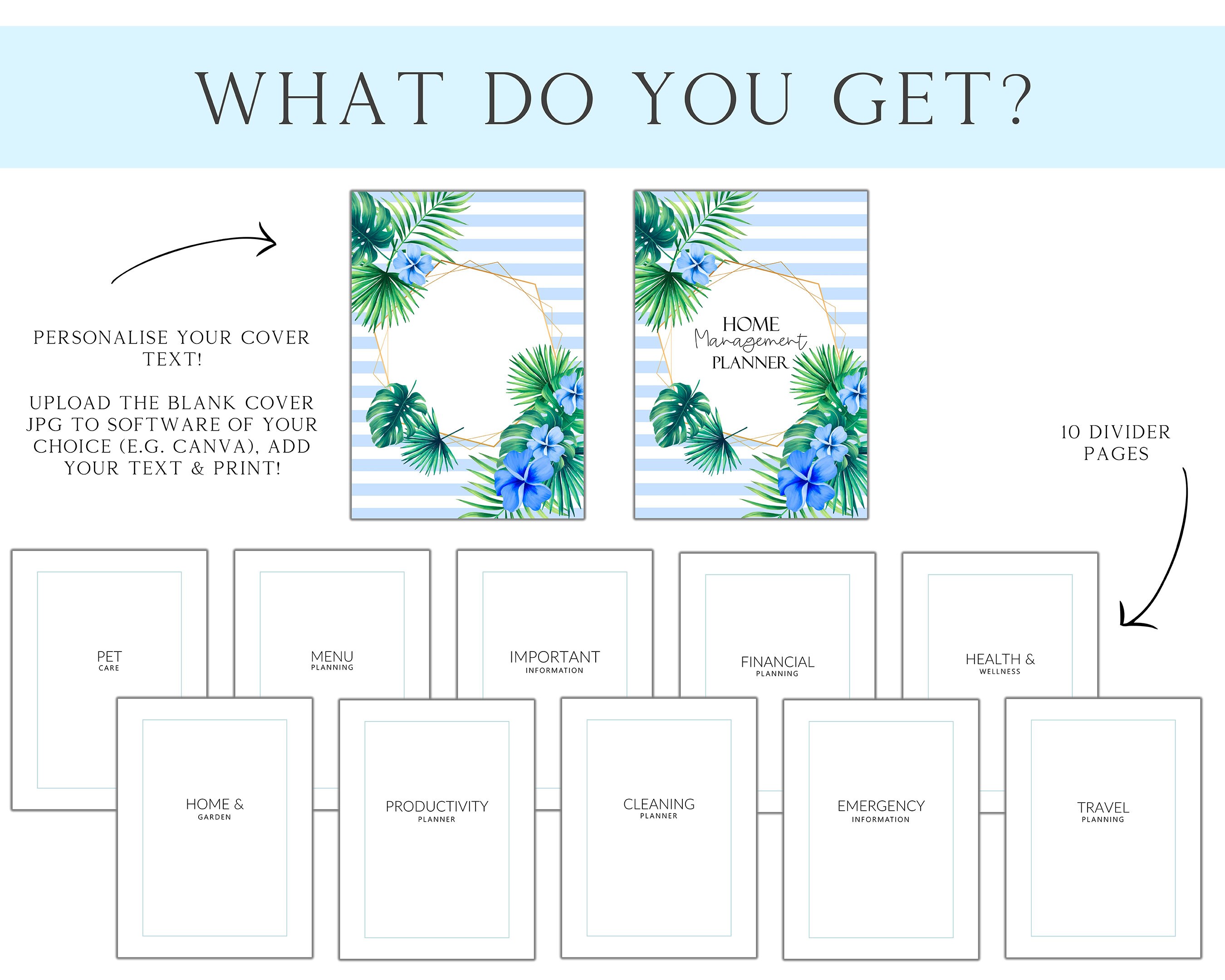 Household Binder Daily Planner Printable Home Management - Etsy