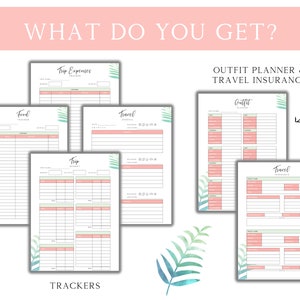 Printable Travel Planner, Printable Vacation Planner, Holiday Checklist ...