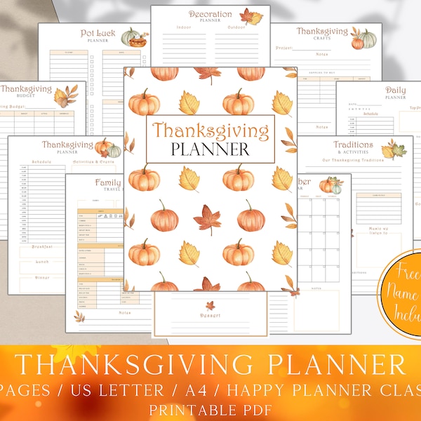 Printable Planner - Etsy