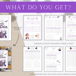Halloween Planner Printable, Halloween Party Planning Binder, Holiday ...