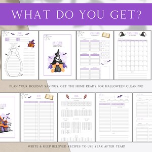 Halloween Planner Printable, Halloween Party Planning Binder, Holiday ...
