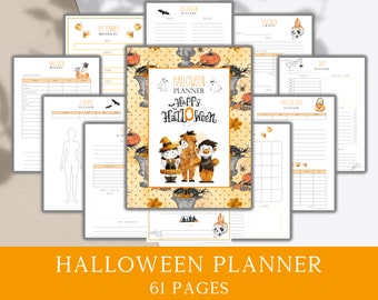 Halloween Planner Printable, Halloween Party Planning Binder, Holiday ...
