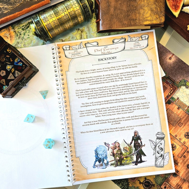 Dnd Campaign Journal Download, Dungeons and Dragons RPG, Dnd Campaign ...