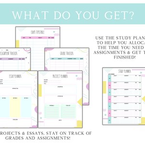 Printable Student Planner, School Calendar, Teenage Academic ...