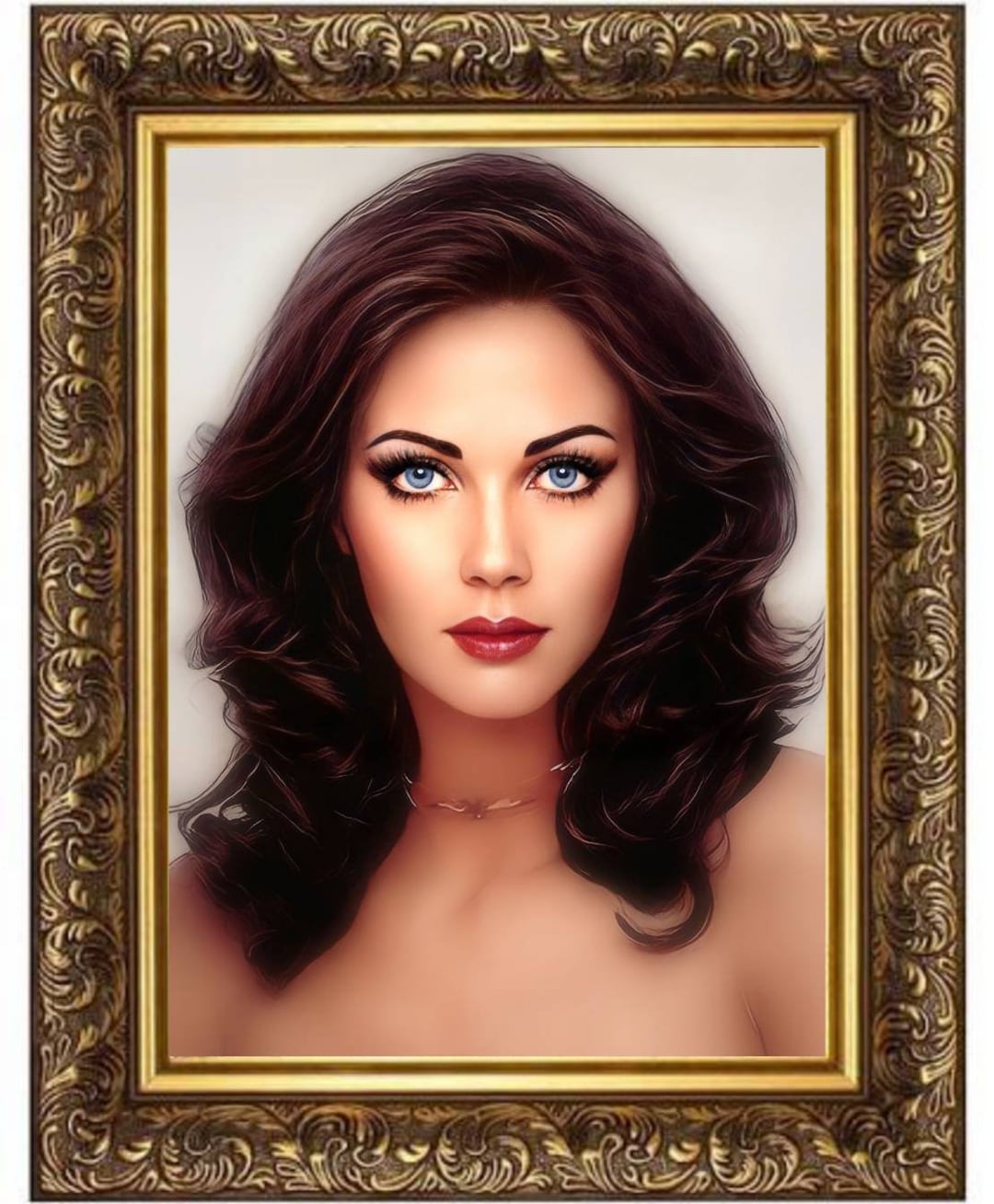 Lynda Carter Pretty Portrait Art Photo wonder - Etsy