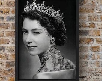 Queen Elizabeth Posters - Etsy