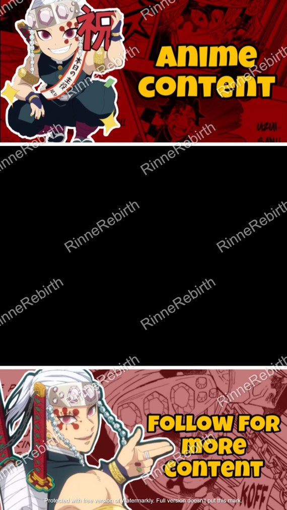 Anime Side Character Reel Template Instagram Reel Template - Etsy