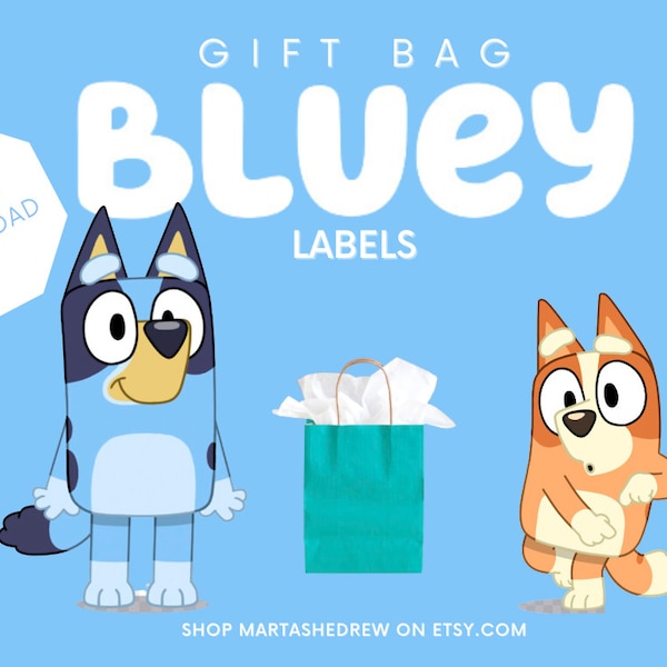 Bluey Goodie Bags Printable