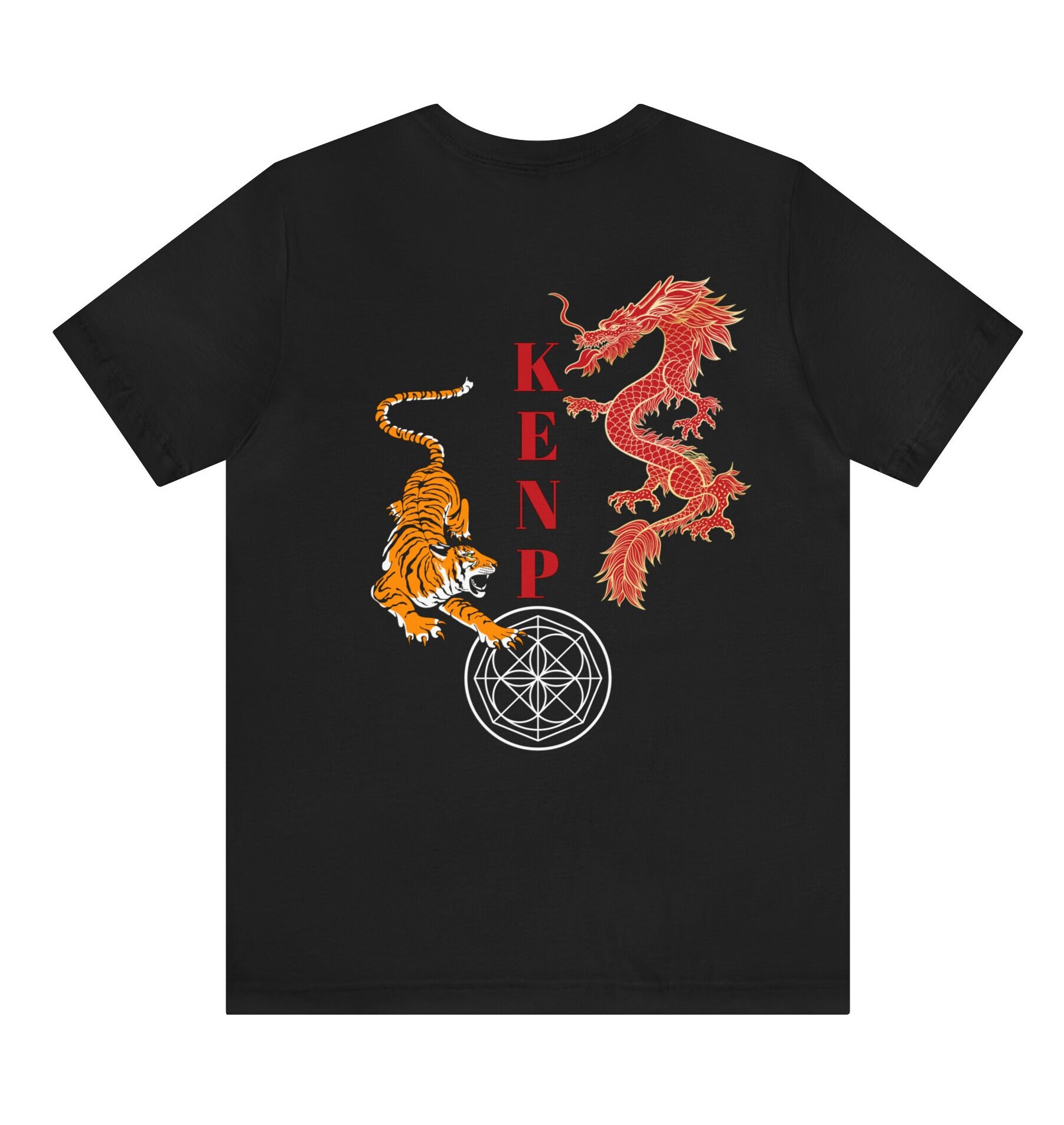Kenpo Tiger and Dragon Tshirt, Classic Kenpo Tee, Karate Tshirt,kenpo ...