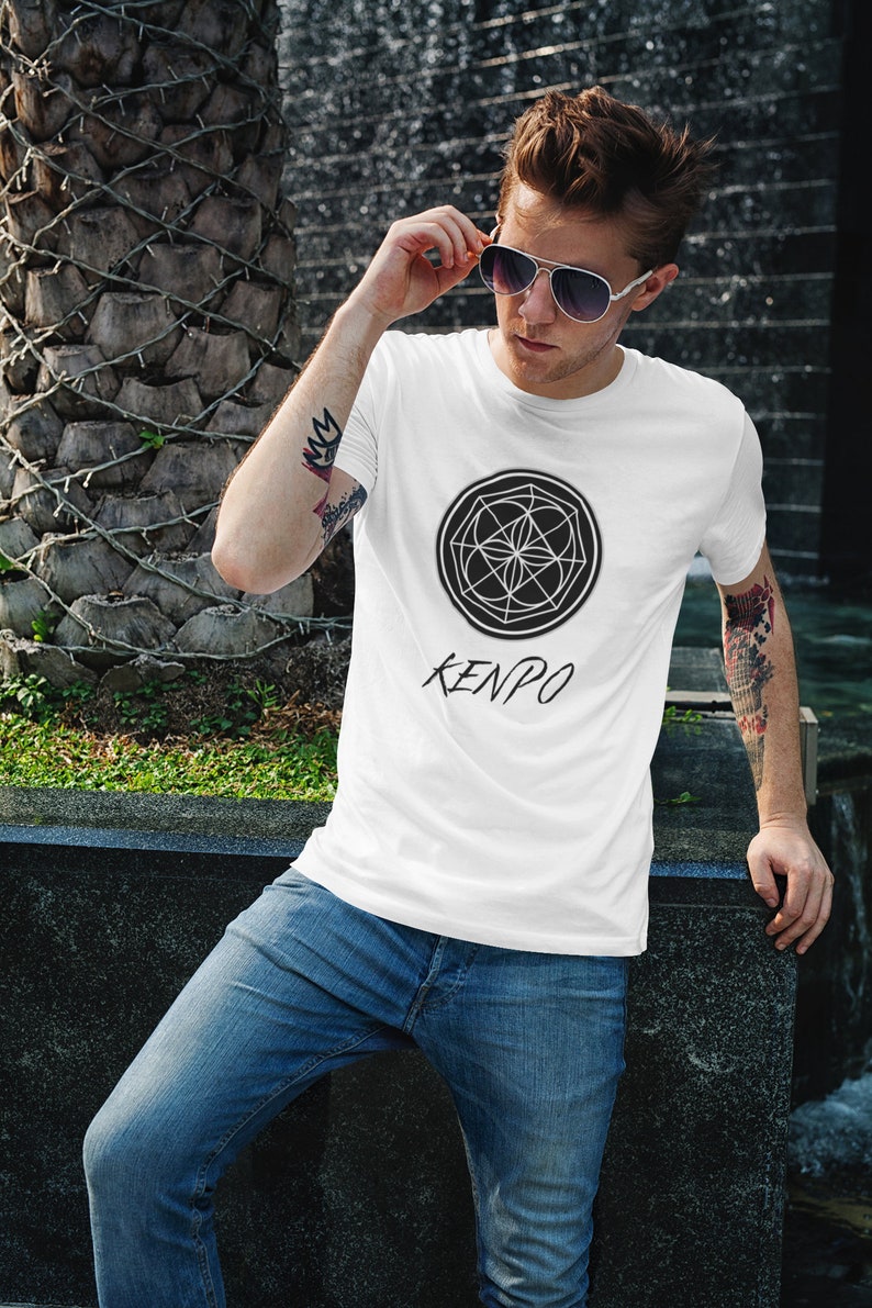 Karate Shirt, Unisex Classic White Kenpo Tee, Karate Tshirt, Kenpo ...
