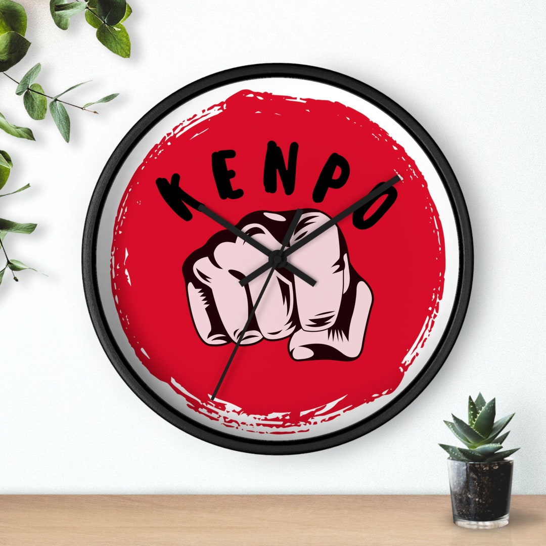 Wall Clock,home Decor,home Accents,kenpo Karate,martial Arts,karate ...