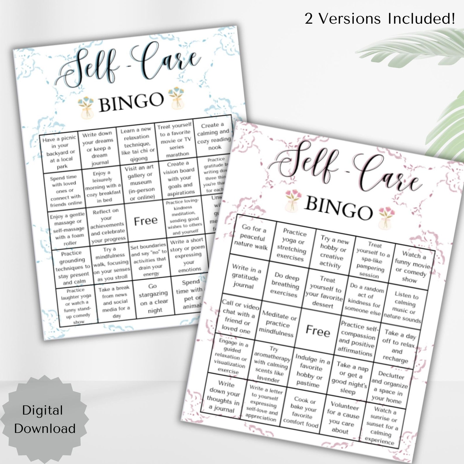 Self-care Bingo: Printable Game for Nurturing Your Well-being ...