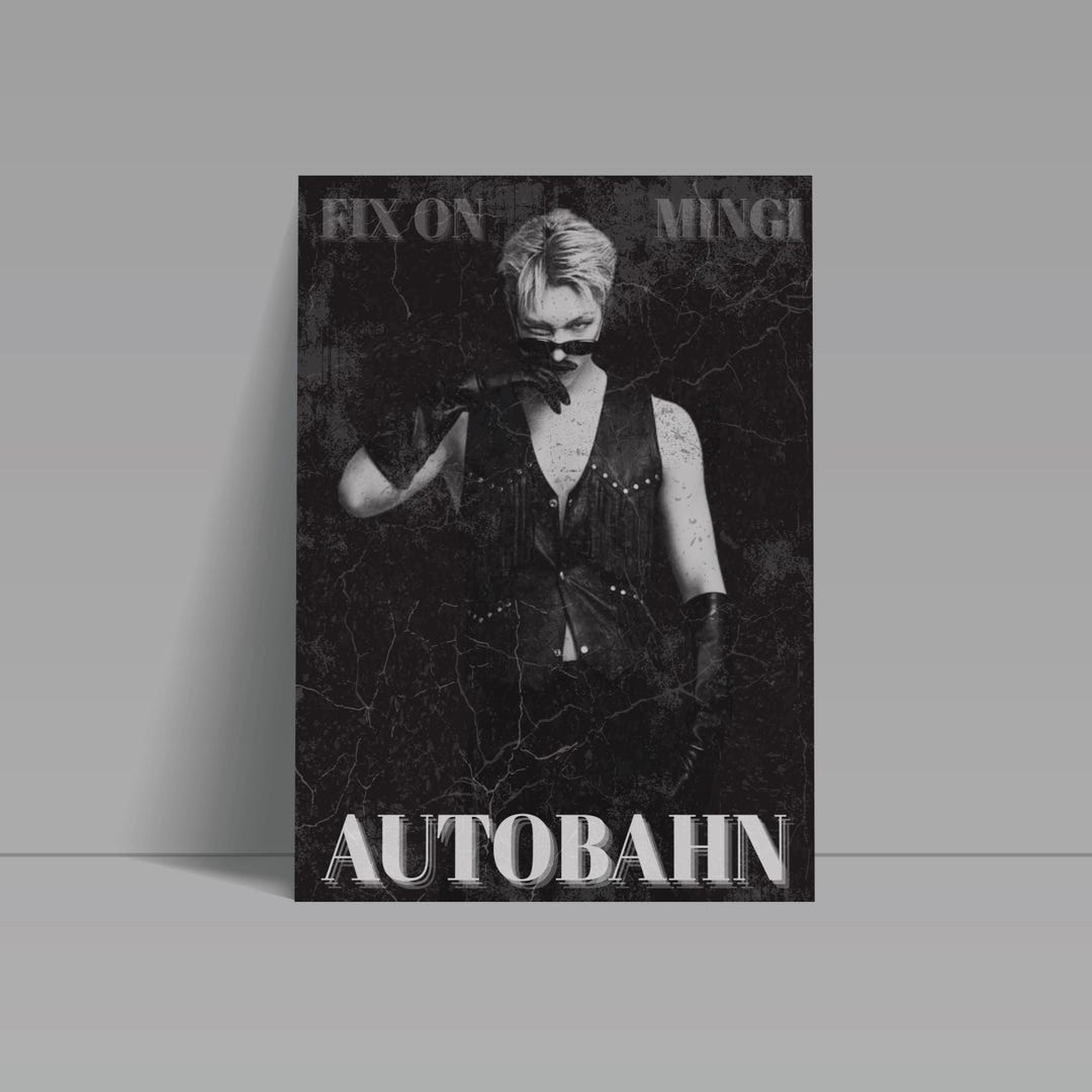 Mingi ATEEZ "autobahn" Digital Poster | Instant Download | 8x10, 12x16 ...
