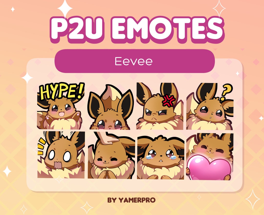 8 Cute Kawaii Brown Fox Emote Pack | Memes | Stickers | for Discord ...