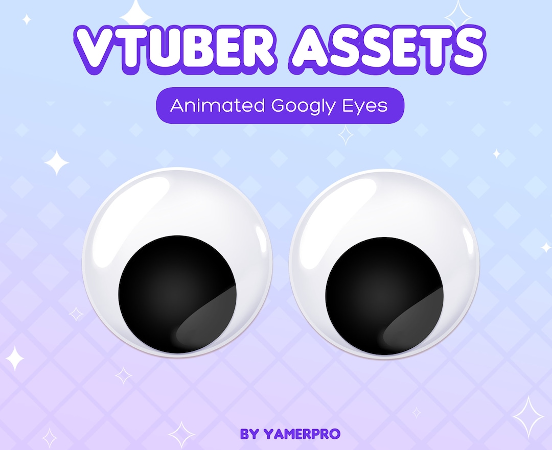 Live2d Animated Silly Googly Eyes for Vtube Studio Vtuber Model ...