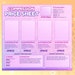 Easy DIY Custom Pricing Commission Sheet Template for Artists, Crafters, Freelancers Cute Kawaii ...