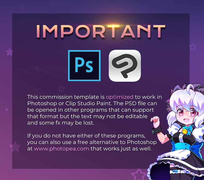 Easy DIY Custom Pricing Commission Sheet Template for Artists ...